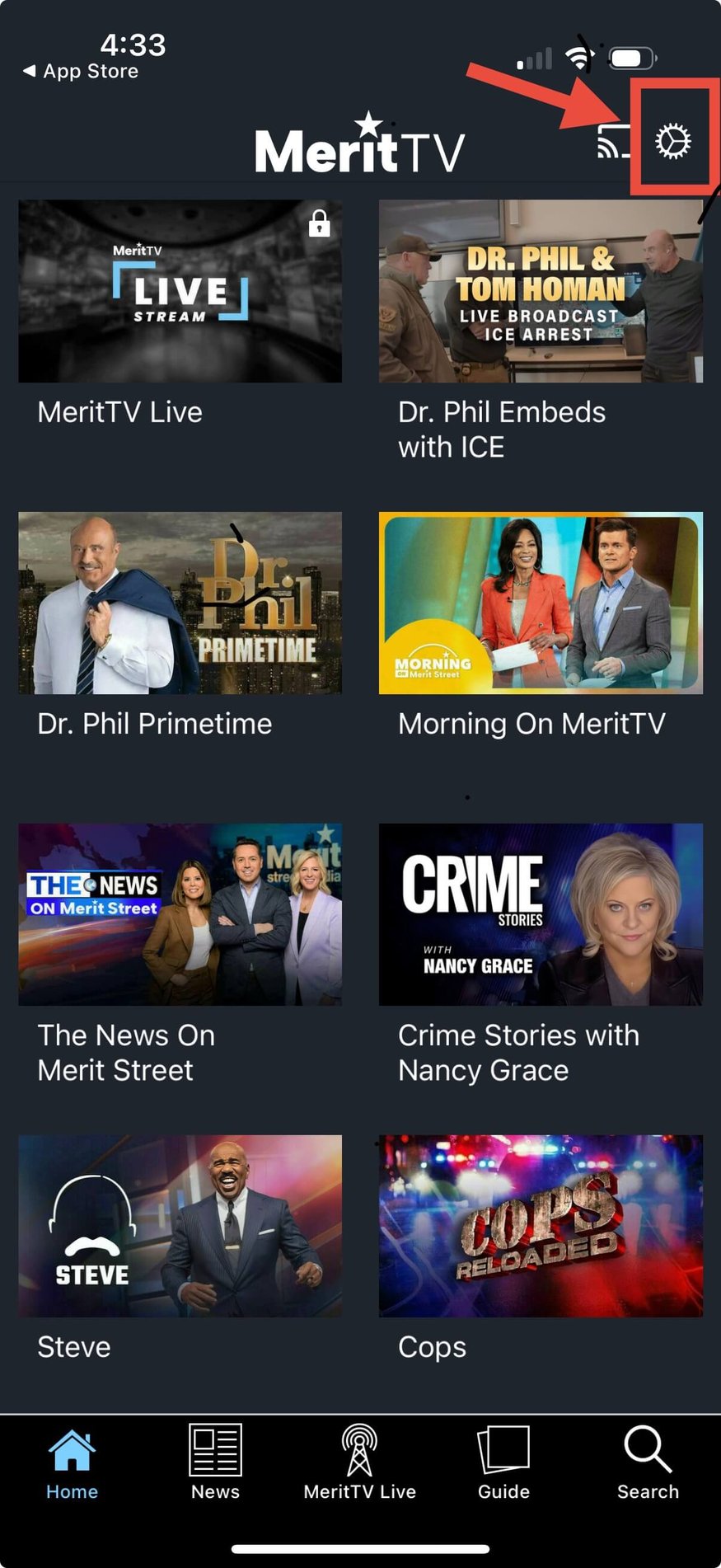 How do I sign up for Merit TV?